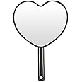 Amazon.com: mpowtech Cute Heart Shaped Handheld Mirror for Travel (4.65 ...