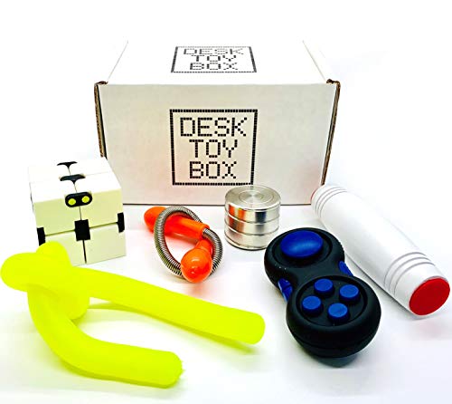 Desk Toy Box for Stress Relief and Anxiety, Adults Kids | 6 Pack Set ...
