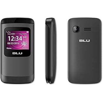 Amazon.com: BLU Zoey Flex Unlocked GSM (AT&T + T-Mobile) Dual-SIM Flip ...