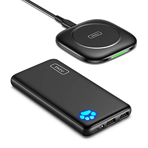 Buy 【Bundle-2 Items】 INIU 15W Fast Wireless Charging with First-Seen ...