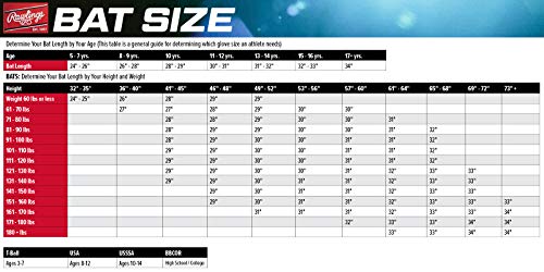 Rawlings 2020 Impact USA Youth Baseball Bat, 28 Inch (-9), Yellow ...