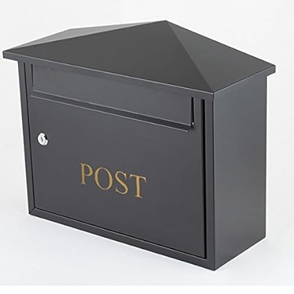 Large Black Stylish Post Box Letter Catcher 1: Amazon.co.uk: DIY & Tools