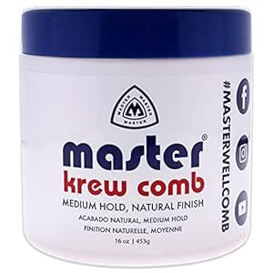 Amazon.com : Master Well Comb Krew Comb Hair Styling Prep Men Pomade 16 ...