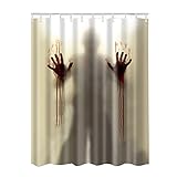 Blood Bath Shower Curtain and Bath Mat