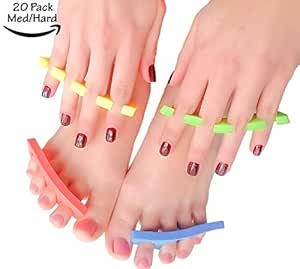 Amazon.com : Pedicure Manicure Toe Separators Spacers Durable Soft Foam ...