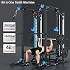 ULTRA FUEGO Pro Smith Machine Power Cage Rack Home Gym System with ...