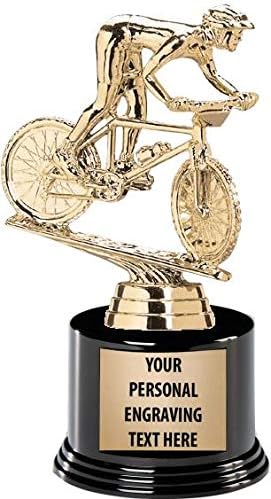Amazon.com : Crown Awards Mountain Bike Trophies with Custom Engraving ...