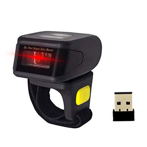 Alacrity Portable 1D Laser Bluetooth Barcode Scanner,Handheld Mini ...