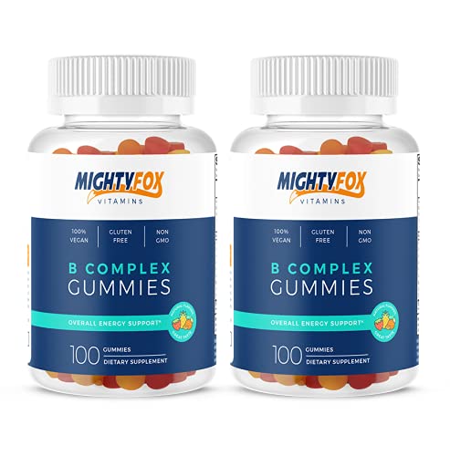 B Complex Gummies (2 Pack)(2x100), Adult Multivitamin Gummy for Energy ...