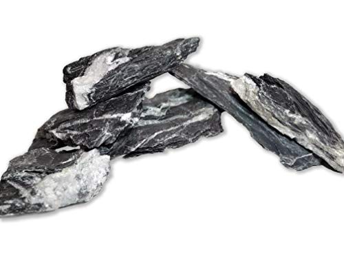Natural Slate/Quartz Aquarium Stones – Size 5 to 7 Inchs | PH Neutral ...