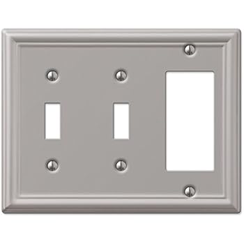 Double Toggle and GFCI Decora Rocker Wall Switch Plate Outlet Cover ...