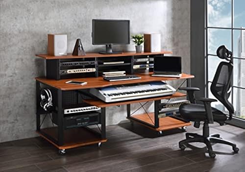 LIBOOI Studio Desk for Recording Music, Producer Desk for Music ...