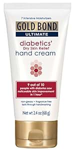 Amazon.com : Gold Bond Ultimate Diabetics' Dry Skin Relief Hand Cream ...