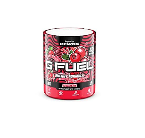 G Fuel PewDiePie Energy Powder, Sugar Free, Clean Caffeine Focus ...
