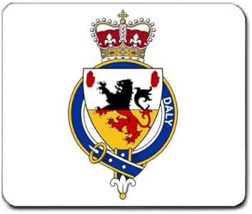 Amazon.com : Daly Ireland Family Crest Coat of Arms Mouse Pad : Office ...