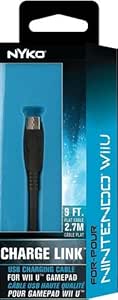 Amazon.com: Nyko Charge Link - USB Charging Cable for Wii U GamePad ...