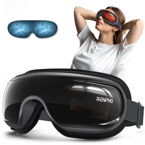 RENPHO Eyeris 3 Eye Massager with Heat and Cooling, Voice Controlled ...