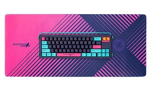 SHURIKEY GEAR 65% Wireless Gaming Keyboard with Varmilo Sakura Switch ...