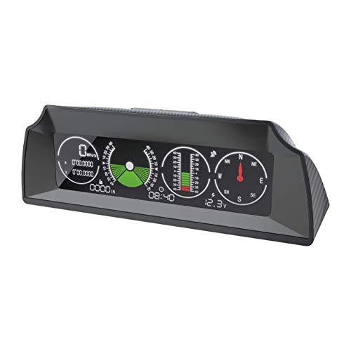 Car Inclinometer Level Tilt Gauge, Car HUD GPS Speedometer MPH Car ...