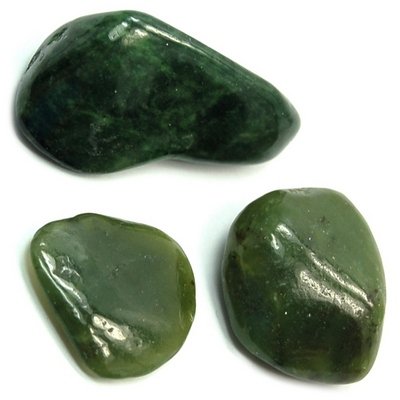 Buy Tumbled Green Jade "Nephrite" (Mostly 5/8" - 1-1/2") Mixed Grades ...