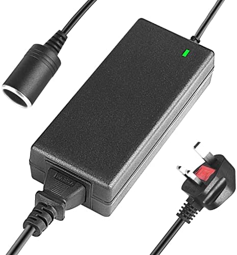 240V Mains to 12V 8A Car Power Adapter Power Supply Cigarette Lighter ...
