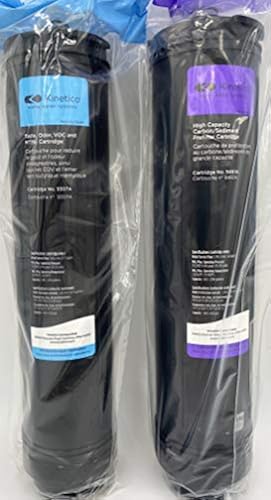 KINETICO Carbon Sediment 9461A & Taste Odor VOC 9307A Cartridge Filter ...