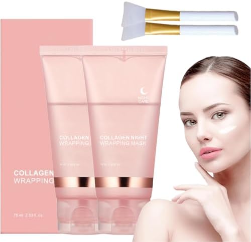 KASTWAVE Collagen Overnight Wrapping Peel Off Facial Mask Pack ...