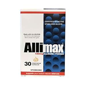 Allimax 30 Capsules (180 mg of stabilised Allisure AC-23 allicin powder ...