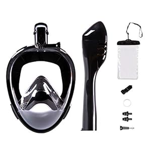 FREE SOLDIER Schnorchelmaske Vollgesichts Tauchmaske mit Blendfreier ...