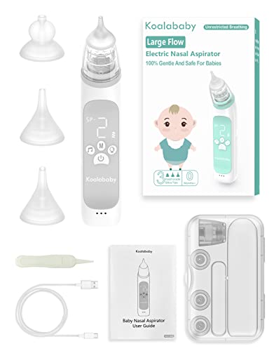 Koalababy Large Flow Electric Nasal Aspirator, 2023 Newest Nose Sucker ...