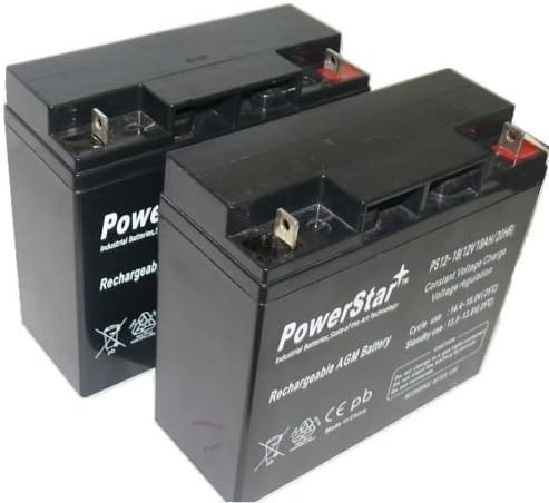 Amazon.com: 12V 18AH SLA Battery for Pride Mobility Revo Scooter - 2 ...