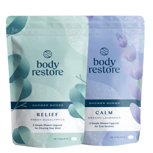 Body Restore Shower Steamers Aromatherapy (15 Packs x 2) - Gifts for ...