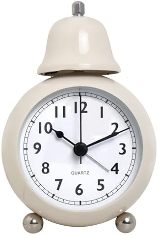 Single Bell Alarm Clock with Backlight, Desk Alarm Clock for School ...