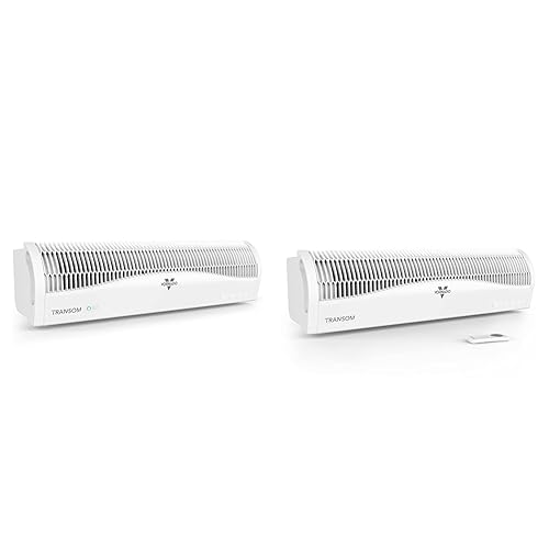 Vornado TRANSOM AE Window Fan Works, White & TRANSOM Window Fan with 4 ...
