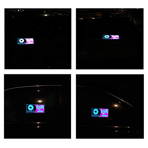 LED Rideshare Sign Logo Sticker Decal 4.7" Diameter Biggest Size ...