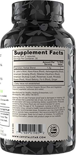 Mood Lift Supplements (60 Capsules) – Herbal Mood Booster with ...