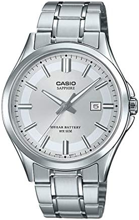 Casio Analog Silver Dial Men's Watch-MTS-100D-7AVDF (A1756), Chain ...