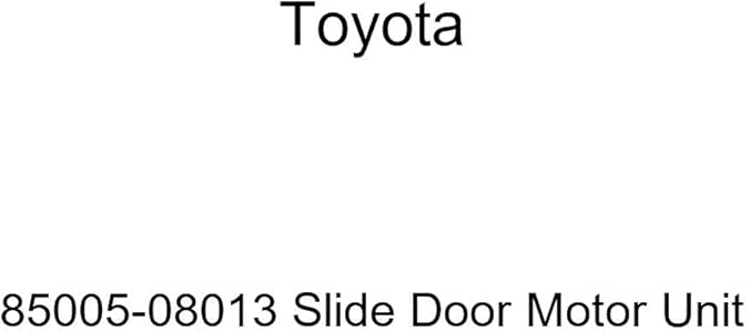 Amazon.com: Toyota 85005-08013 Slide Door Motor Unit: Automotive