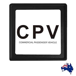 CPV Sign - CAR LED - Commercial Passenger Vehicle Sticker Wireless ...