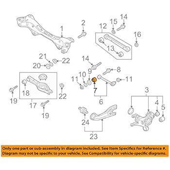 Amazon.com: Genuine Hyundai 55253-2S000 Arm Bushing, Rear: Automotive