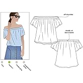 Amazon.com: Style Arc Sewing Pattern - Simply Sally Top (Sizes 18-30 ...