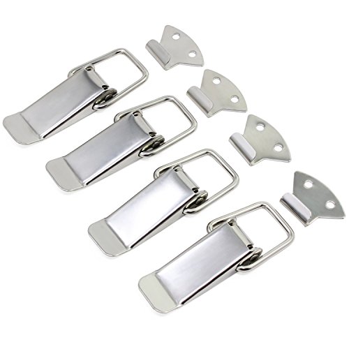 OCR® 4PCS Spring Loaded Toggle Latch Hasp Stainless Steel Cabinet Box ...