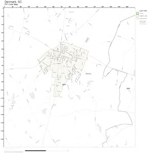 ZIP Code Wall Map of Denmark, SC ZIP Code Map Laminated : Amazon.ca ...