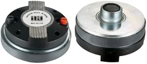 Pair (2pcs) 1000 Watts Titanium Compression Driver 1.75" Screw-On Horn ...