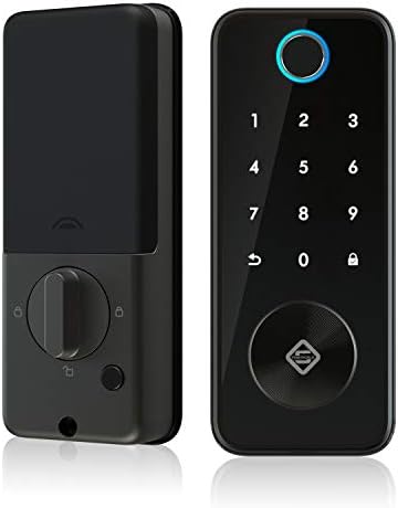 PINEWORLD Fingerprint Door Lock, Biometric Keyless entry deadbolt ...