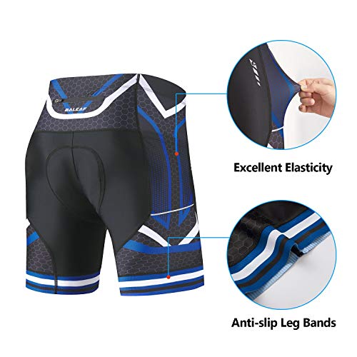BALEAF Men's Bike Shorts 4D Padded Pockets Cycling Bicycle Riding Mountain Biking Cycle Half ...