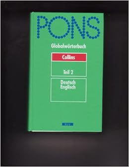 Pons Global Dictionary English German : Pons Global Woerterbuch Klett ...