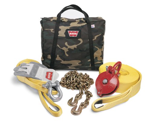WARN 29460 Heavy Duty Winch Rigging Accessory Kit with Camouflage ...