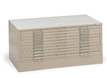 Amazon.com: Mayline C-Files 10 Drawer Metal Flat Files Cabinet for 30 ...