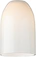 Opal White Glass Shade - Lipless with 1-5/8-Inch Fitter Opening ...